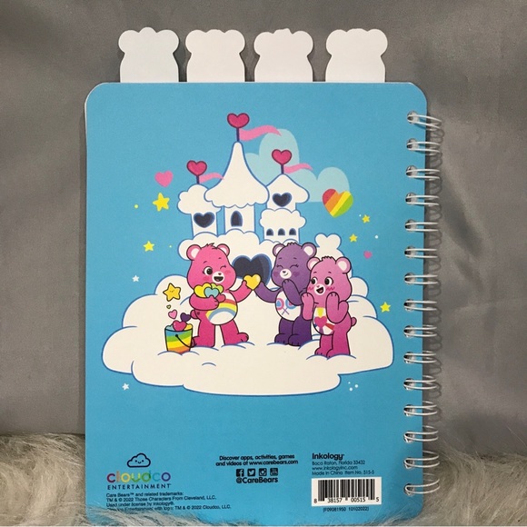 Care Bears | Office | New Inkology Care Bears Journal Spiral 4 Tab ...